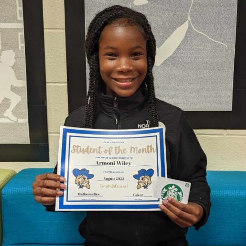 Congrats to our Colonels of the Month for August 2022! | Cass High School