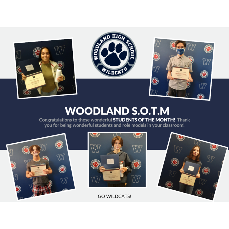 September Students of the Month | Woodland High School
